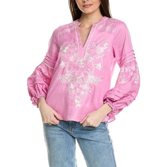 Hale Bob | Tops | Hale Bob Womens Linen Top | Poshmark